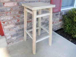 Stenciled Chalk Paint Stools - How to Nest for Less™