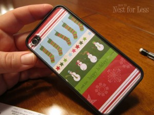 On the Cheap: Scrapbook Paper iPhone Covers - How to Nest for Less™