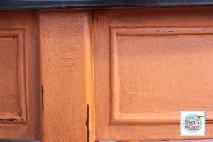 Barcelona Orange Corner Table {with Annie Sloan Chalk Paint} - How to ...