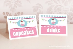 Cupcake Birthday Party with FREE Printables - How to Nest for Less™