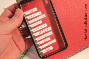 Holiday Scrapbook Paper iPhone Covers - How to Nest for Less™