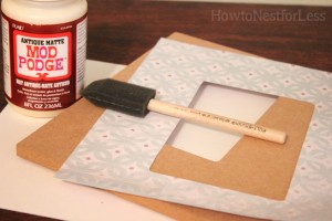 Cheap and Easy Mod Podge Photo Frames - How to Nest for Less™