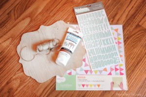 Stained Bunting Sign Tutorial - How to Nest for Less™