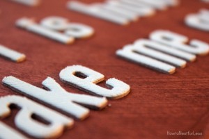 Stained Bunting Sign Tutorial - How to Nest for Less™