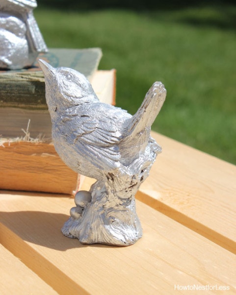 Metallic Silver Birds - How to Nest for Less™