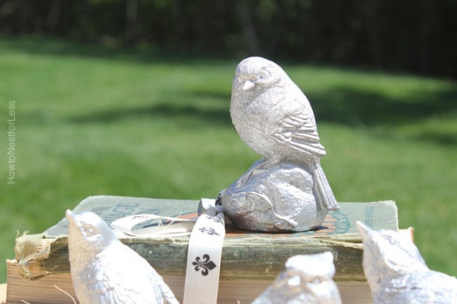 Metallic Silver Birds - How to Nest for Less™