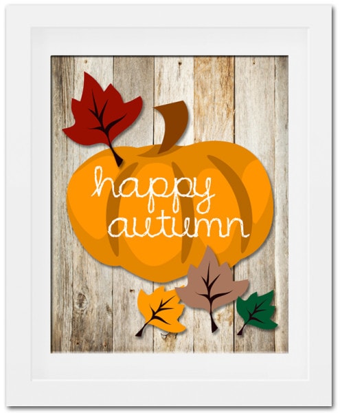 Happy Autumn FREE Printable! - How to Nest for Less™