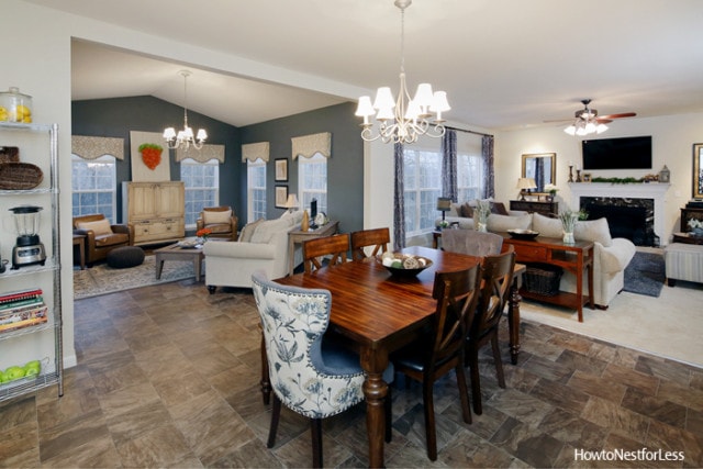 Breakfast Room + House Flow - How to Nest for Less™