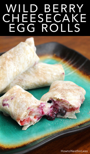 Wild Berry Cheesecake Rolls - How to Nest for Less™