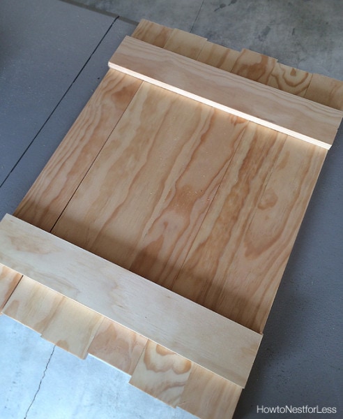 DIY Vinyl Lettering Painted Sign - How to Nest for Less™