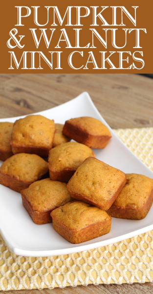 Pumpkin Walnut Mini Cakes - How to Nest for Less™