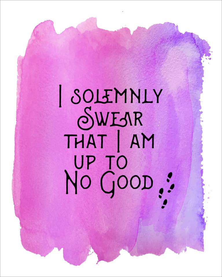 Harry Potter Watercolor Quote Printables - How to Nest for Less™