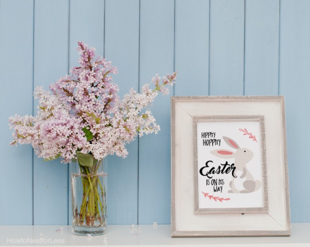Easter Chalkboard + Free Printable - How to Nest for Less™