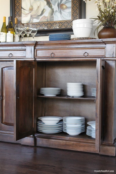 Breakfast Room Buffet - How to Nest for Less™