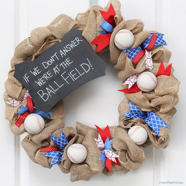 Baseball Wreath - How to Nest for Less™
