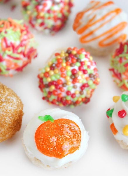 Fall Rice Krispies Pops - How to Nest for Less™