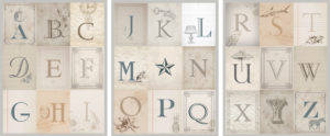 Vintage Alphabet Printables - Beautiful and fun printables for free
